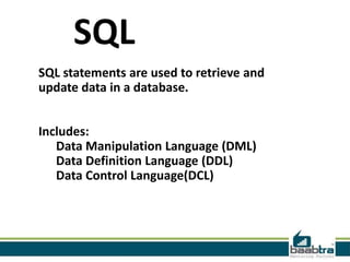 Database | PPTX | Databases | Computer Software and Applications