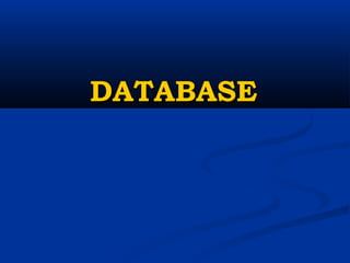 Database | PPS