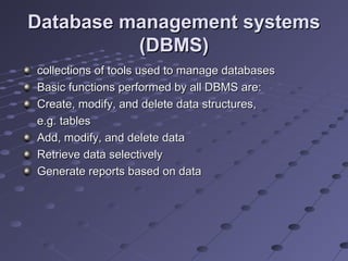 Database | PPT