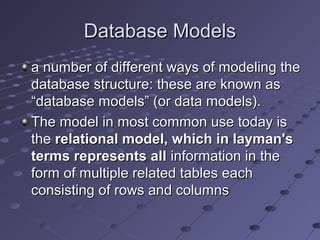 Database | PPT