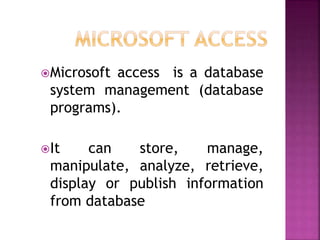 Database | PPT