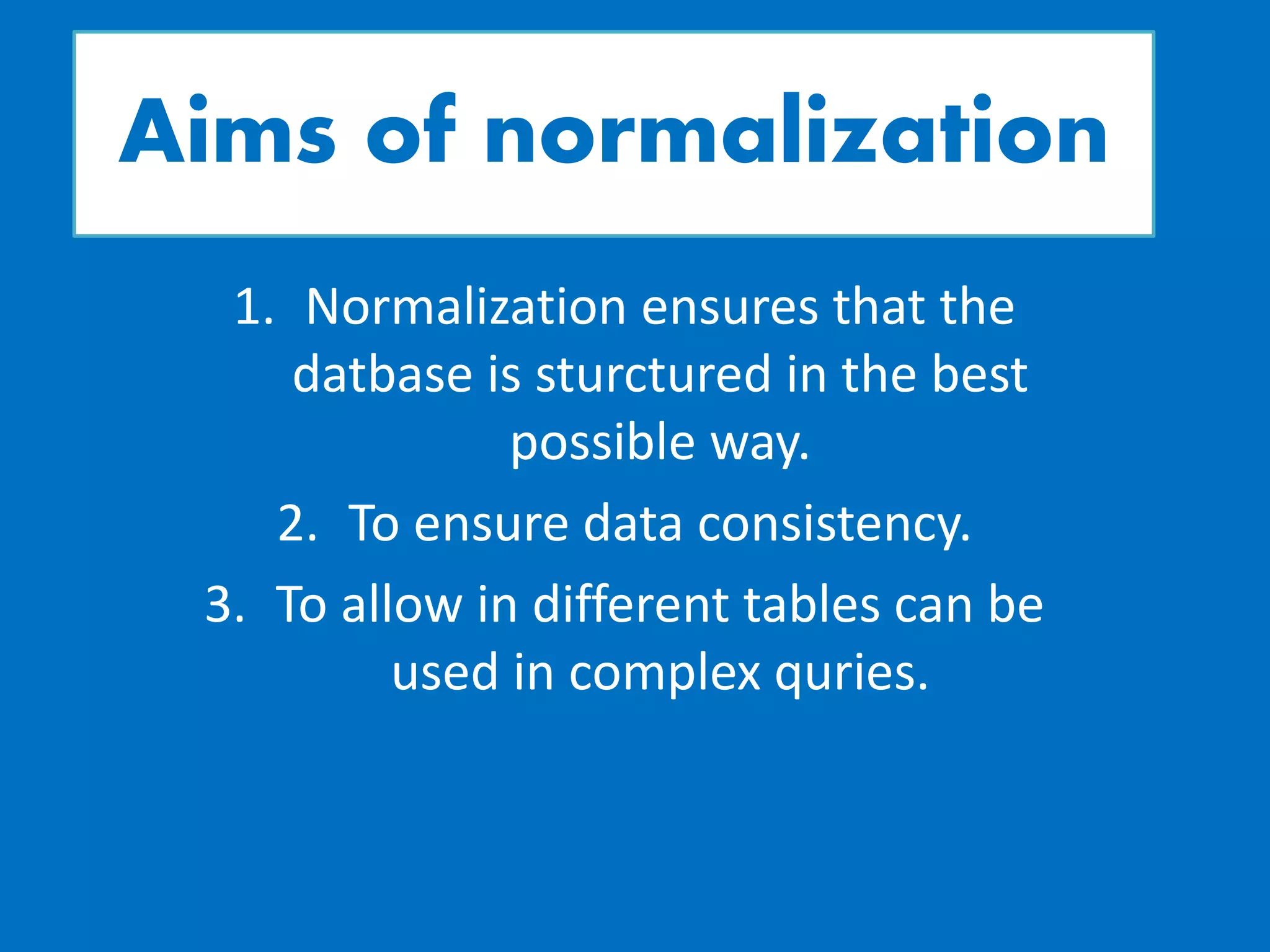 normalization | PPT