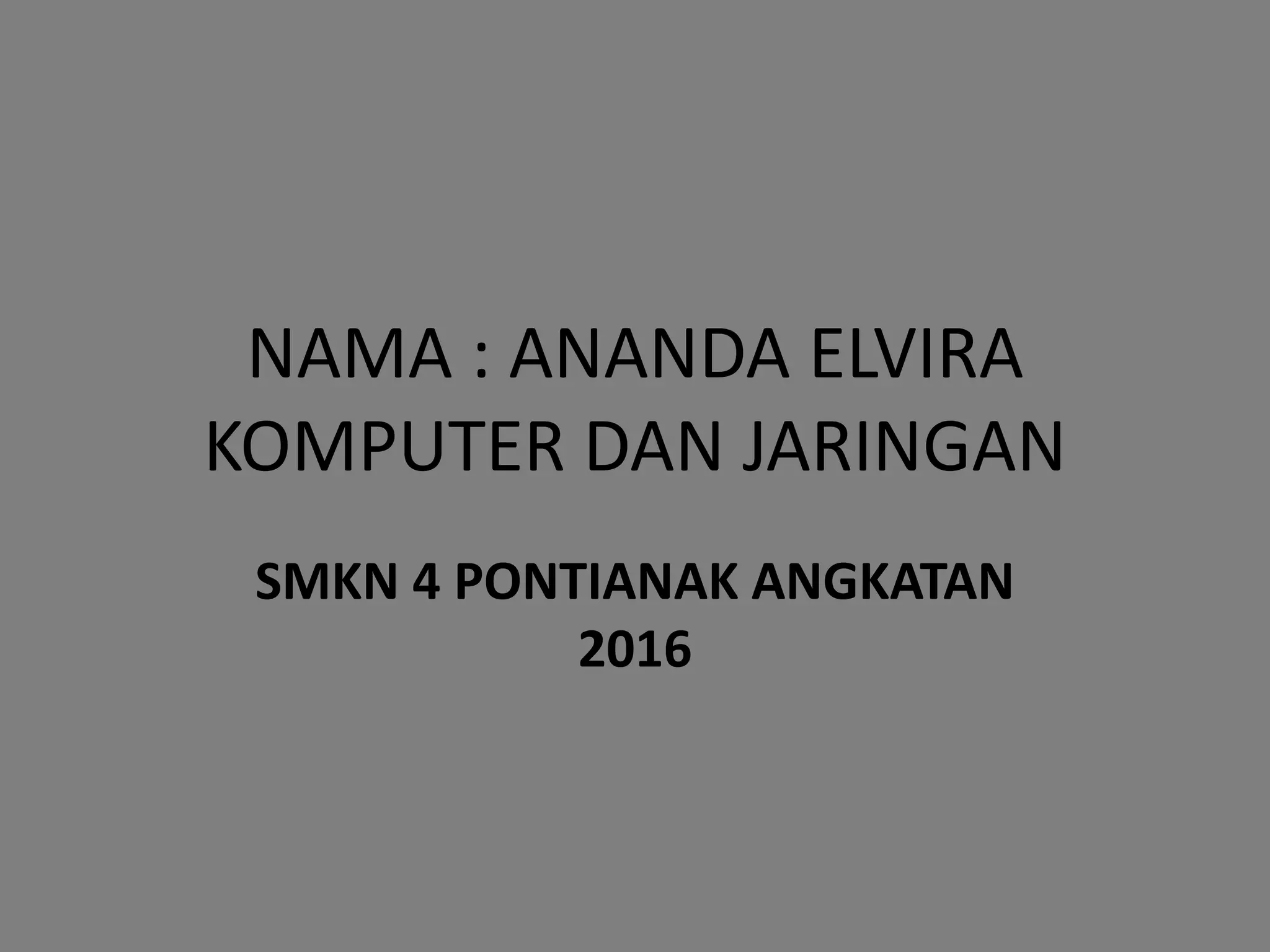 Langkah langkah membuat Database | PPTX