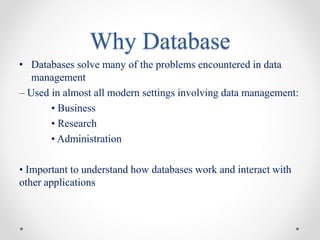 Database | PPT