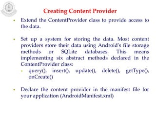 Android Database | PPT