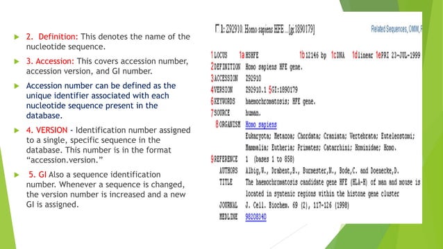 Database in bioinformatics | PPTX