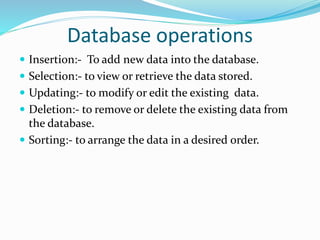 Database | PPT