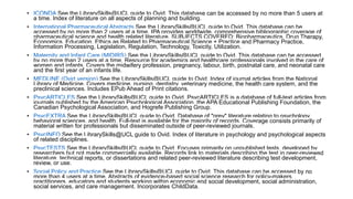 Database in physiotherapy and the search | PPTX