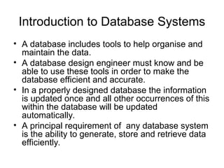 Intro Duction of Database and its fundamentals .ppt