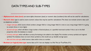 INTRODUCTION TO DATABASE............pptx