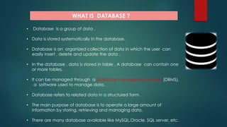 Database Administrator: Roles & Responsibilities | PDF