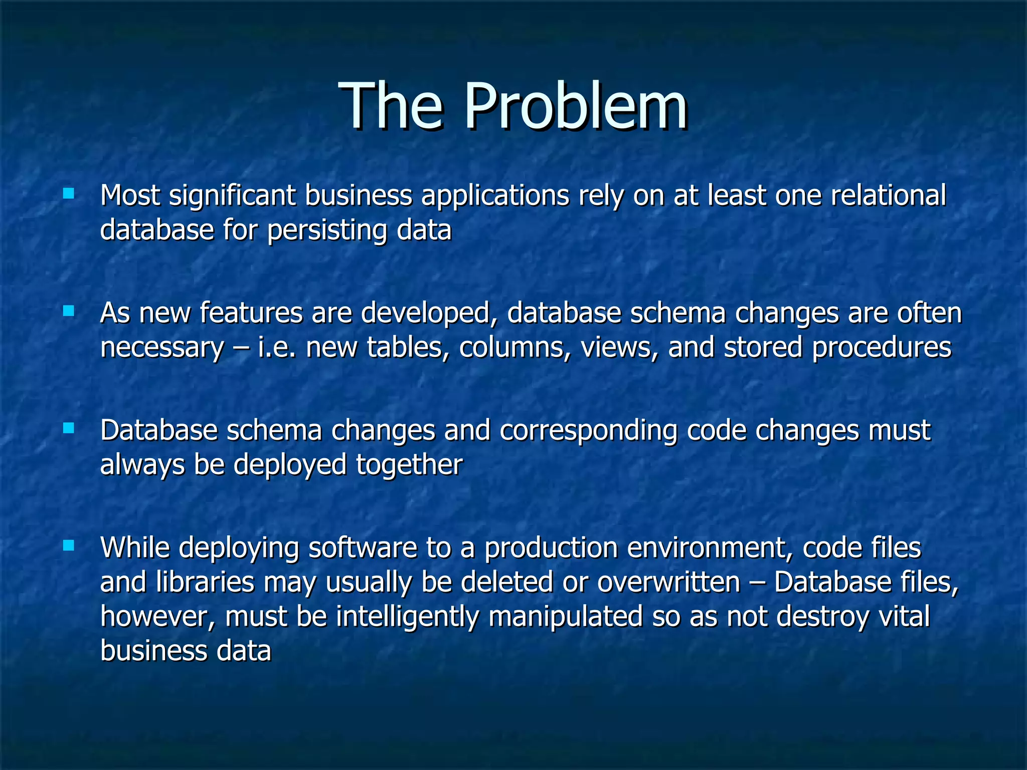 Database Change Management | PPT