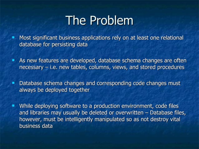 Database Change Management | PPT