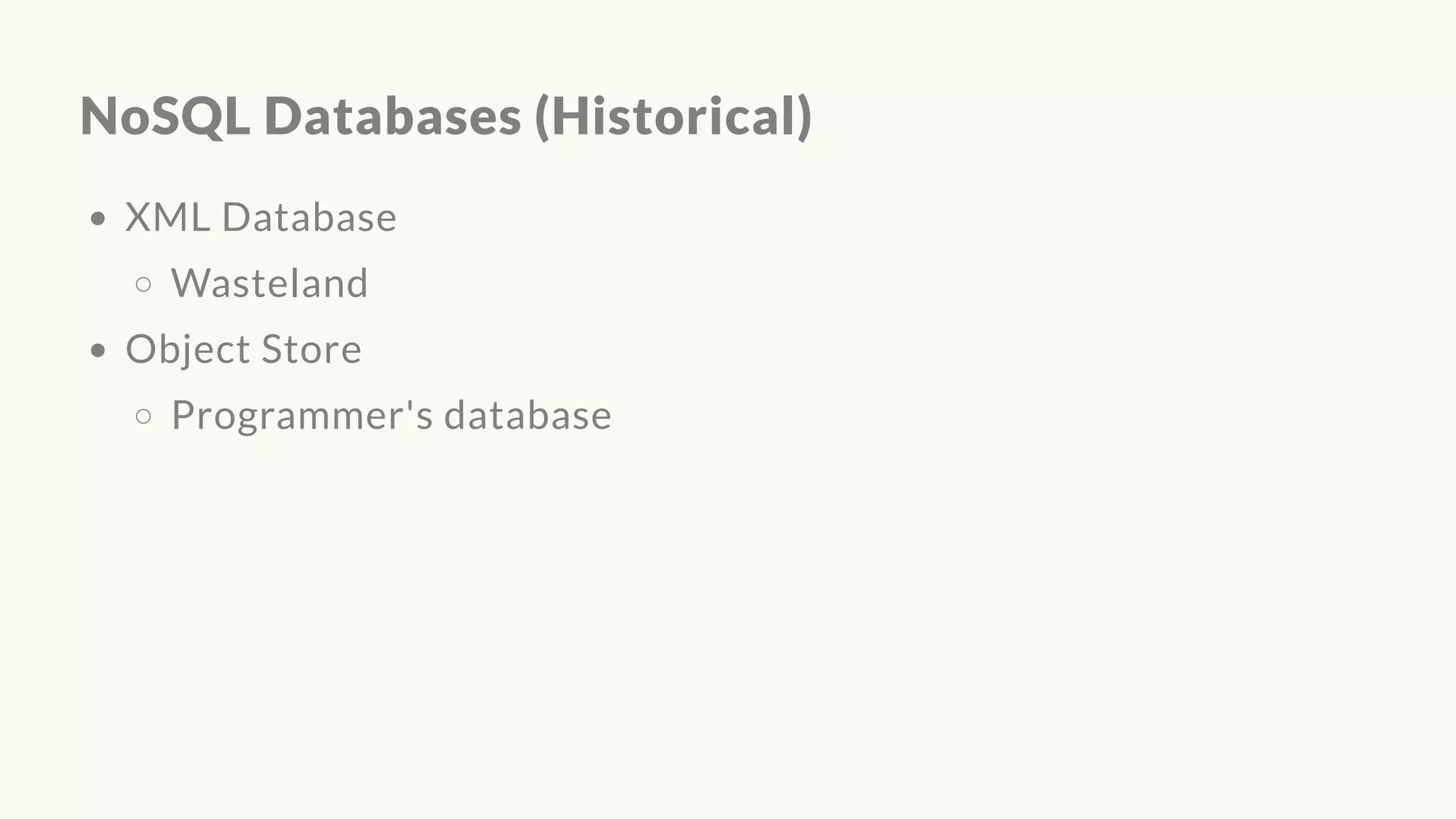 Database Systems - A Historical Perspective | PDF