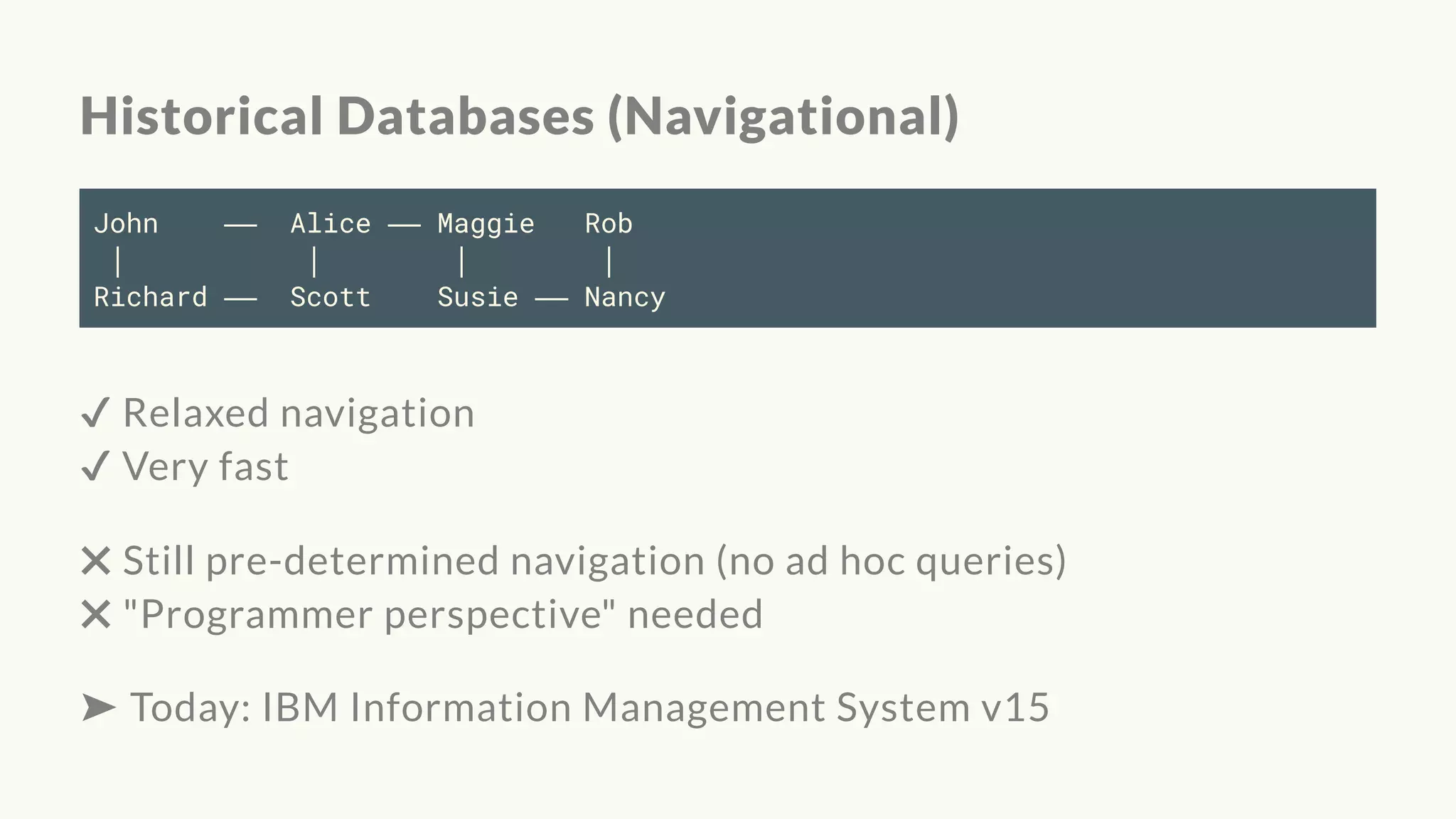 Database Systems - A Historical Perspective | PDF