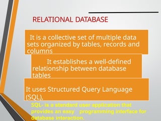 DATABASE Concepts - Essential for begineers | PPT
