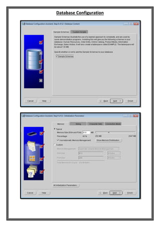 Database Configuration | PDF