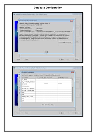 Database Configuration | PDF