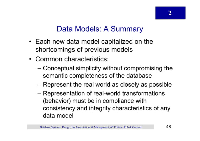 Database Design Implementation And Management Chapter02 Pdf Databases Computer Software