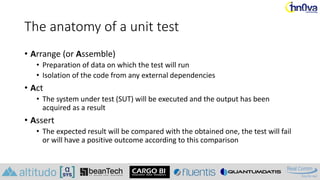 Database development unit test with tSQLt | PPT