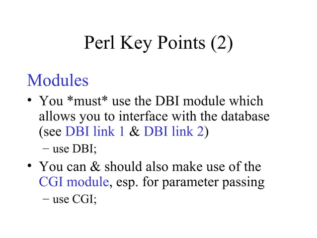 Database driven web pages | PPT