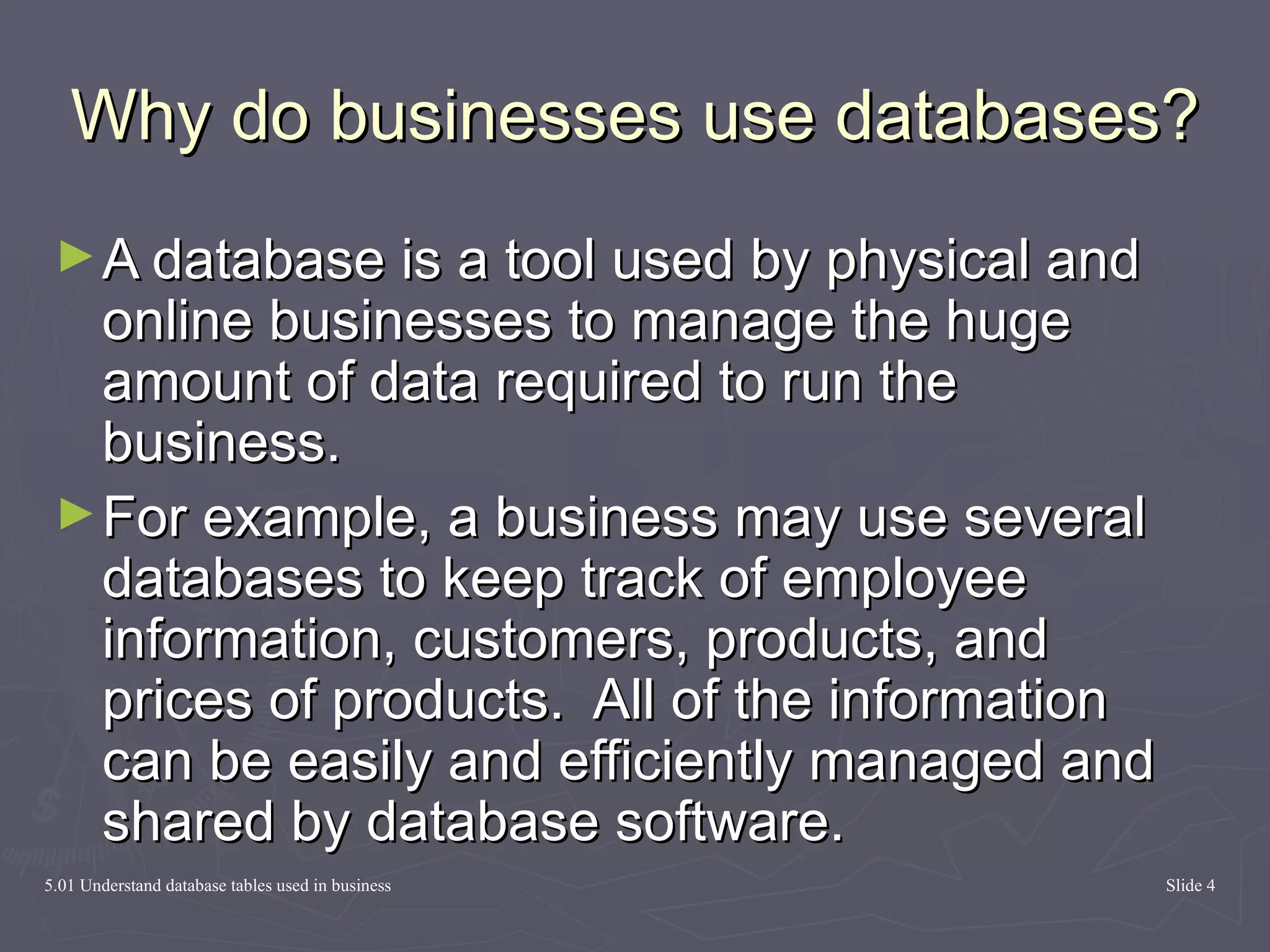 Database Fundamentals | PPT