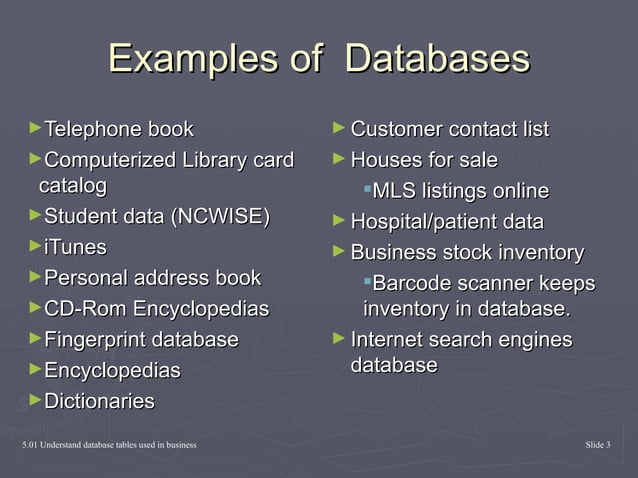 Database Fundamentals | PPT