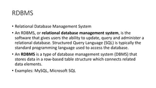 Database lecture 1 | PPTX