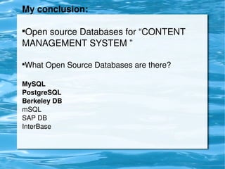 Database management-system | PPT