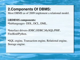 Database management-system | PPT