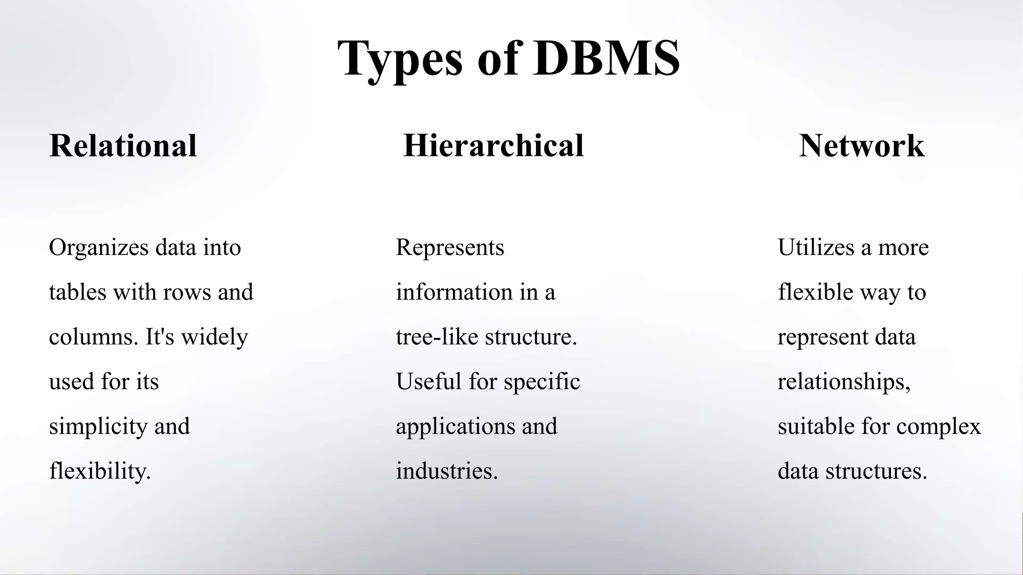 Introduction to Database management system .pptx | Free Download