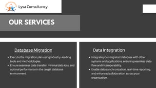 Data Migration and Database Upgrade Services | PDF