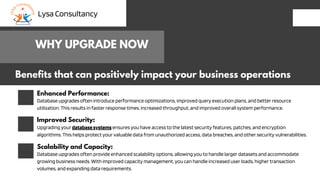 Data Migration and Database Upgrade Services | PDF
