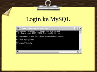 Database MySql | PPT
