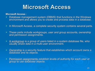 Database Security | PPT