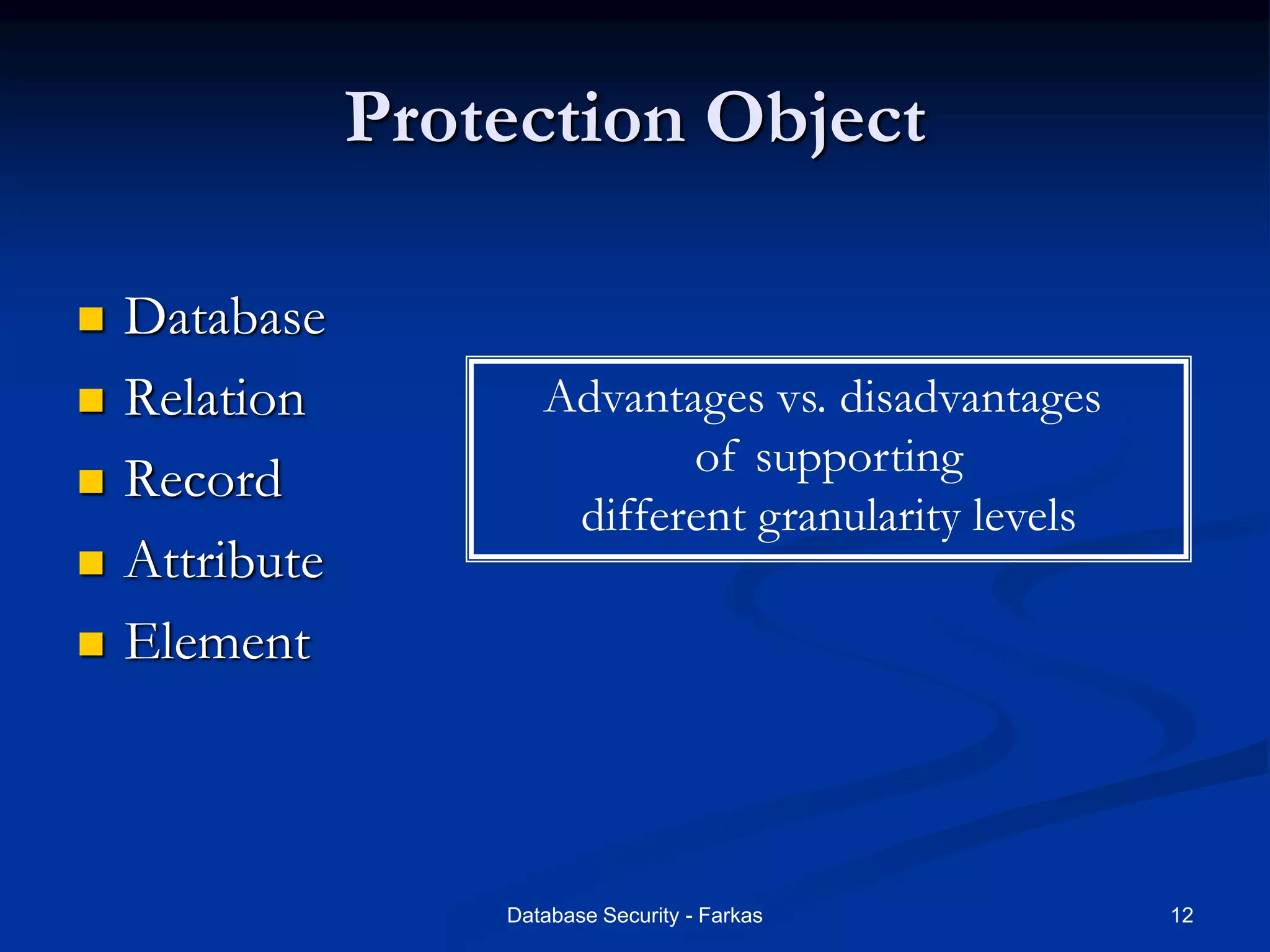 Database Security Designppt Databases Computer Software And Applications