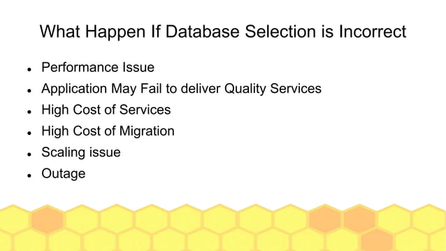 Database selection | PPT