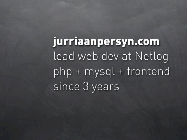 Database Sharding At Netlog | PPT