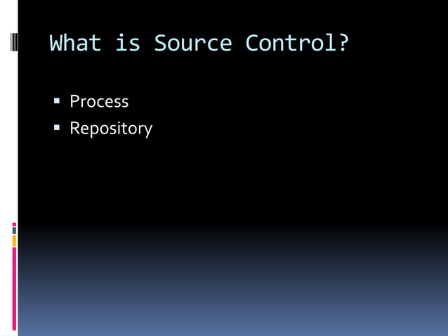 Database Source Control | PPT