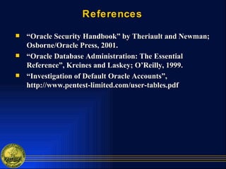 Database Systems Security | PPT