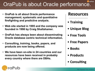 Database & Technology 1 _ Craig Shallahamer _ SQL Elapsed Time ...