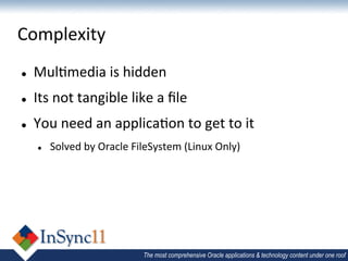 Database & Technology 1 _ Marcelle Kratchvil _ Why you should be storing unstructured data in ...