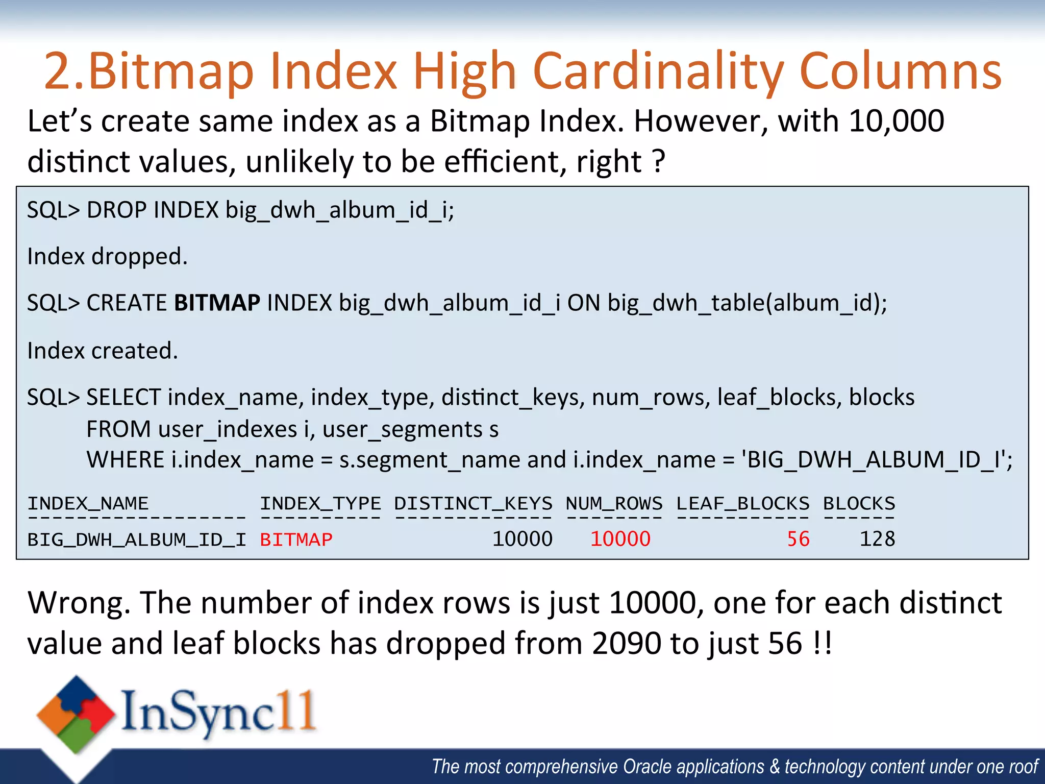 Database & Technology 2 _ Richard Foote _ 10 things you probably dont know about Oracle's ...
