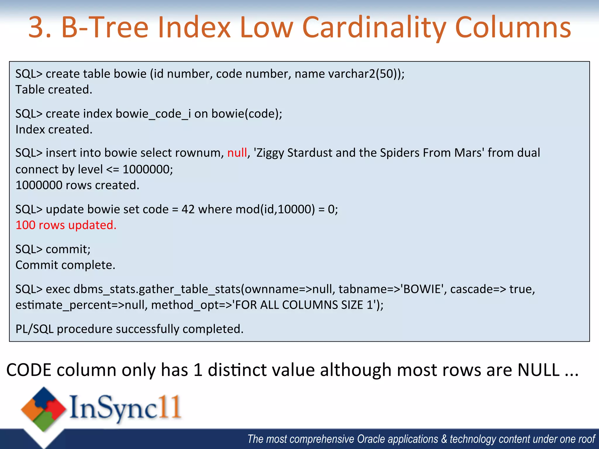 Database & Technology 2 _ Richard Foote _ 10 things you probably dont know about Oracle's ...