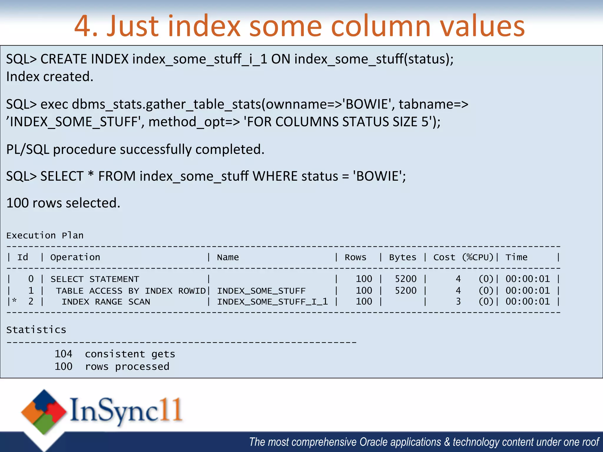 Database & Technology 2 _ Richard Foote _ 10 things you probably dont know about Oracle's ...