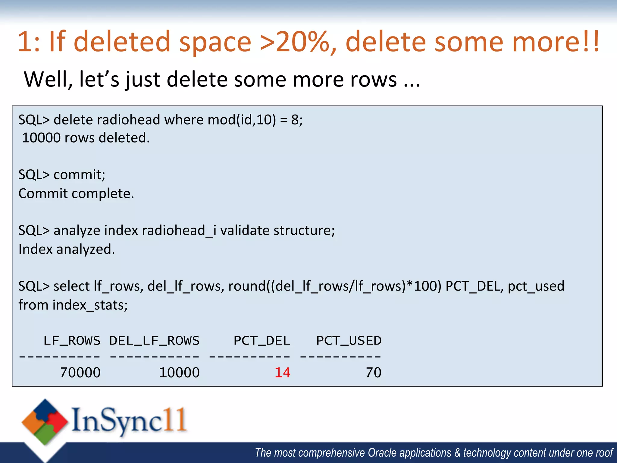Database & Technology 2 _ Richard Foote _ 10 things you probably dont know about Oracle's ...