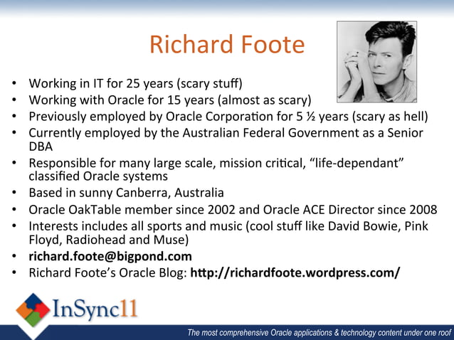 Database & Technology 2 _ Richard Foote _ 10 things you probably dont know about Oracle's ...