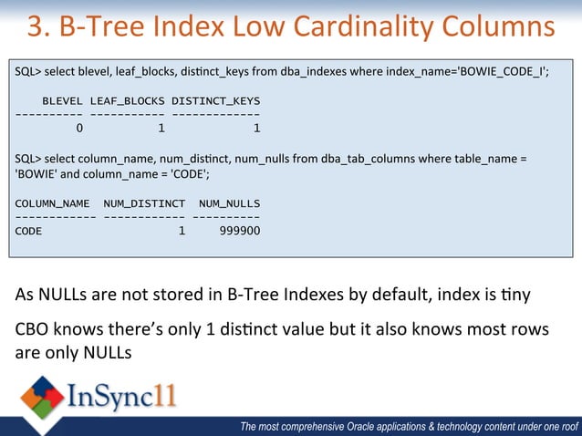 Database & Technology 2 _ Richard Foote _ 10 things you probably dont ...