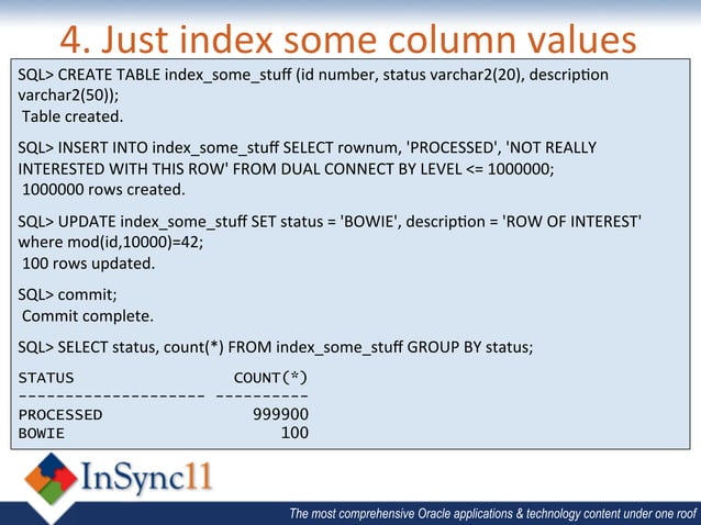 Database & Technology 2 _ Richard Foote _ 10 things you probably dont know about Oracle's ...