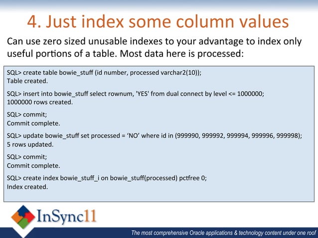 Database & Technology 2 _ Richard Foote _ 10 things you probably dont know about Oracle's ...